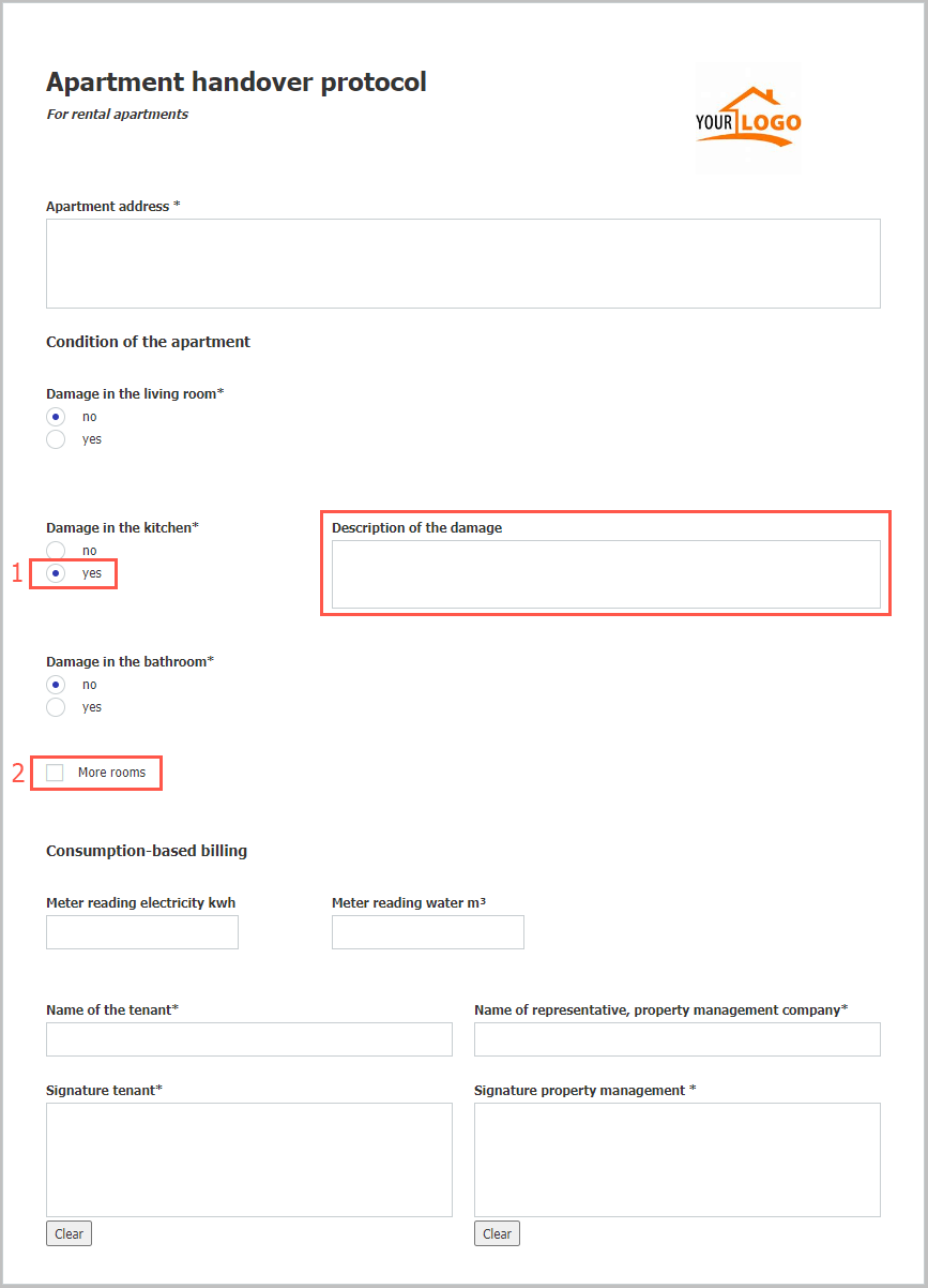 Digital forms make handovers & sign-offs easy