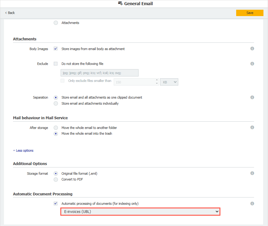 Process e-invoices effortlessly with DocuWare