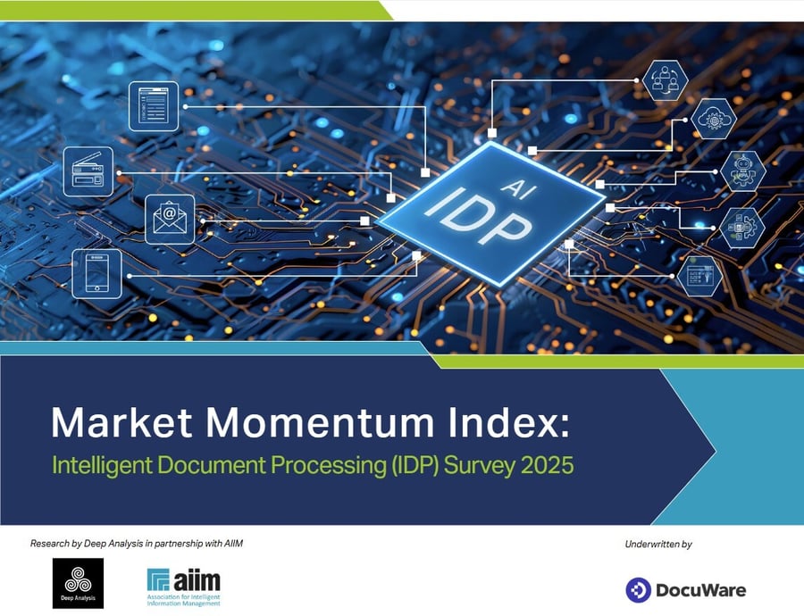 DocuWare shares AIIM study showing accelerated adoption of AI in Document Processing
