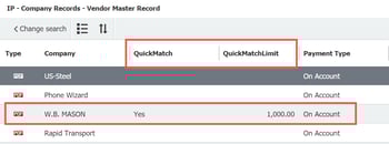 How does the QuickMatch work?