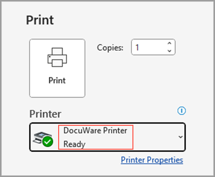 Just use Print for super quick archiving