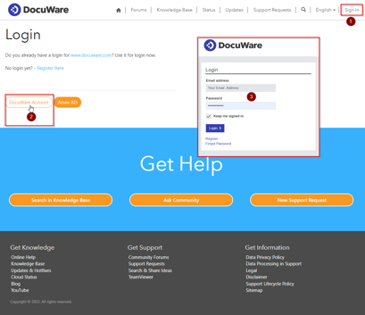 How to: Open a support request