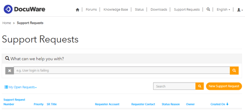 How to: Open a support request