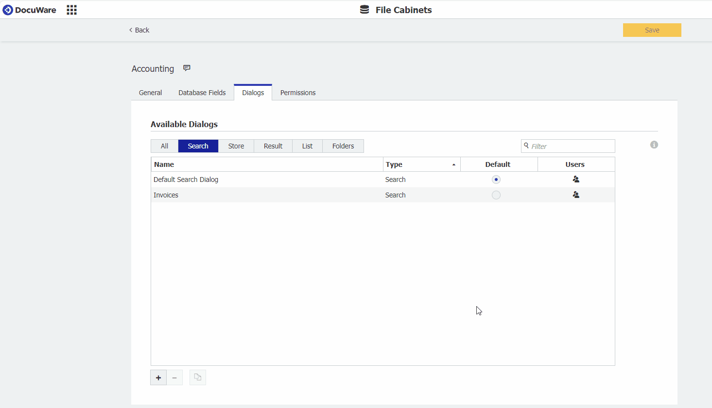 Tailor-made search dialogs for even quicker hits