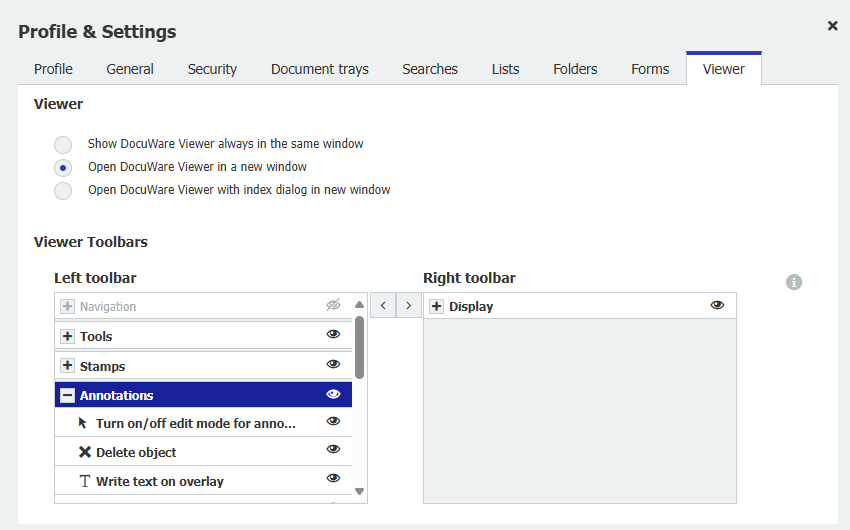 Your DocuWare: Individual settings for an optimal working environment