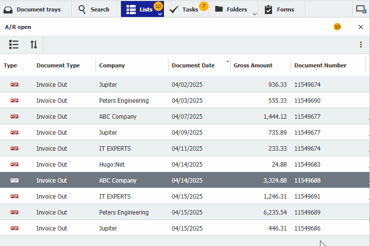 Precise document search: How to filter your results list