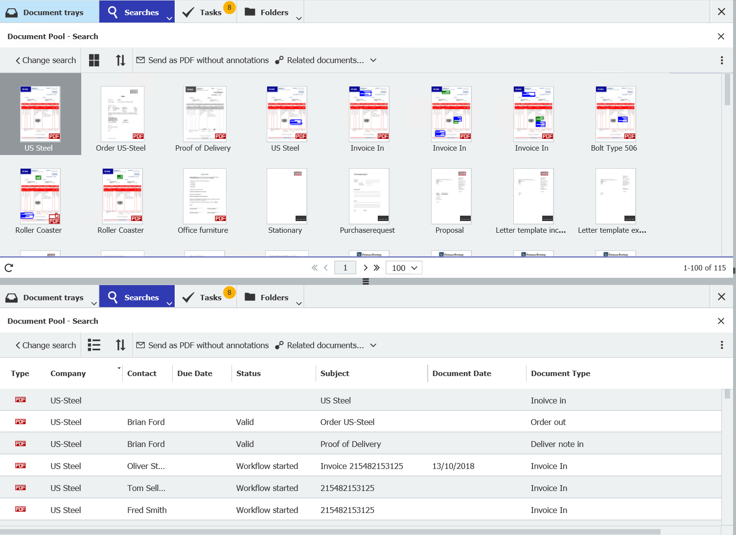 Ideal Display of Results