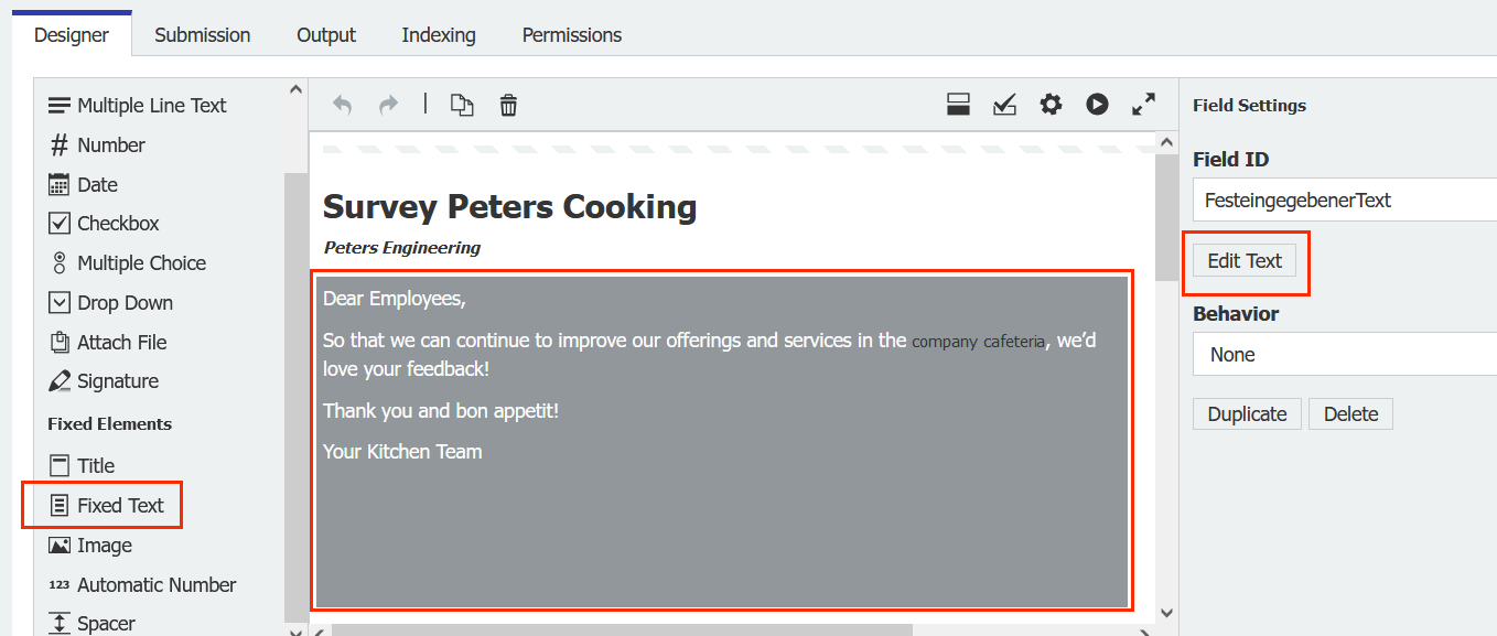How to create an online survey form