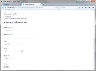 DocuWare Forms: Employee On-boarding