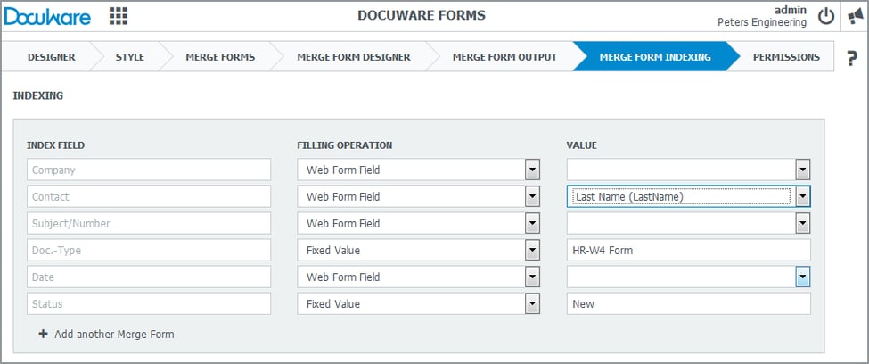 DocuWare Forms: Employee On-boarding