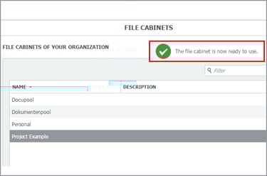 Creating File Cabinets with A Few Mouseclicks