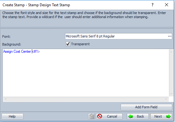 Clean Indexing: Stamping with Select Lists