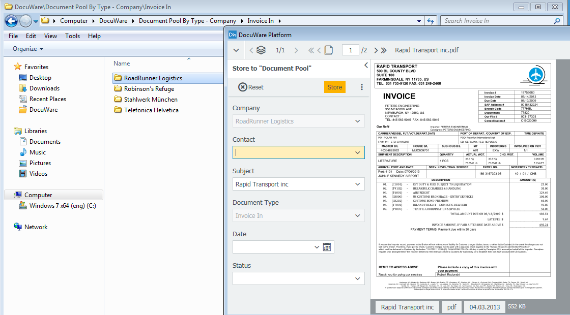 Document Management with Windows Folders