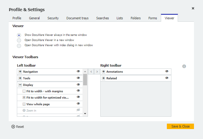 Customize your viewer