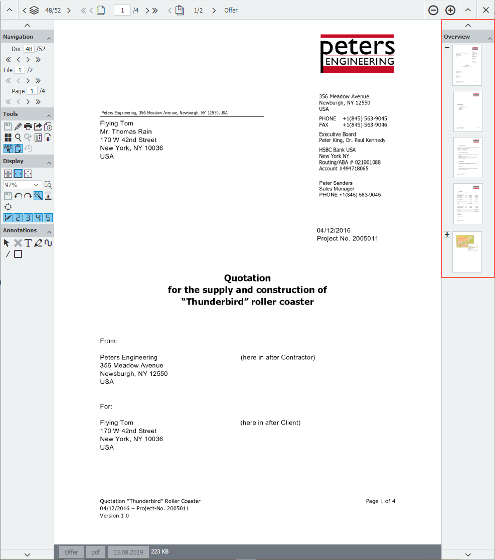 How to keep track of large documents