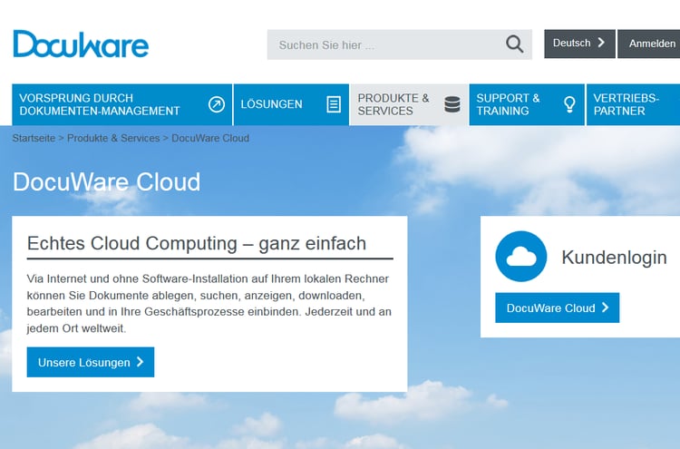 DocuWare Cloud: Bereits über 4000 Anwender