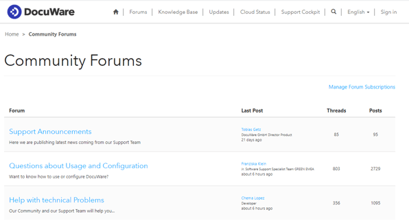 Be a DocuWare influencer