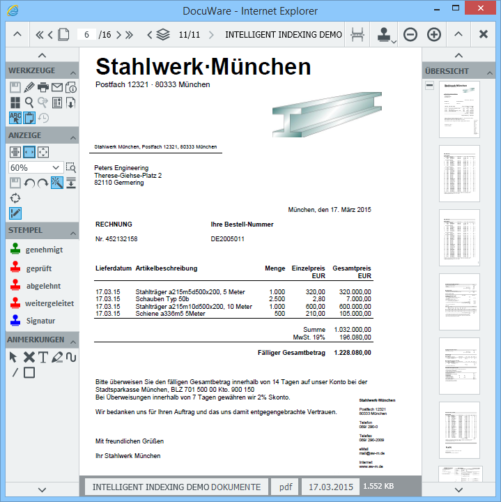 Der Viewer: Suchen Sie sich die Funktionen aus