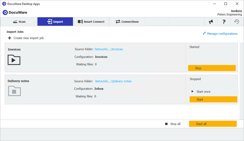 Documents Store Themselves – with DocuWare Import