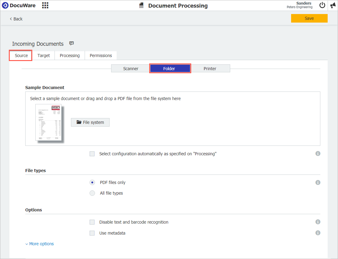 Documents Store Themselves – with DocuWare Import