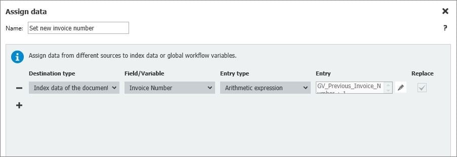 Number documents automatically by client - in a workflow