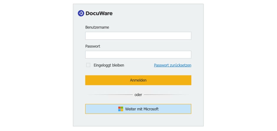 Single Sign-on in DocuWare Cloud realisieren