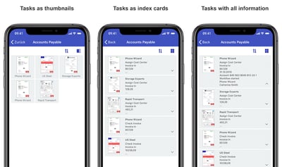 Mobile DocuWare App with Indexcard View