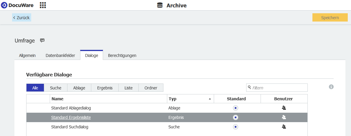 Online-Umfrage mit DocuWare Formular: Antworten auswerten