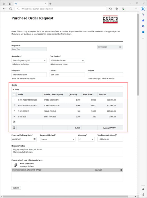 From order to payment: New version revs up purchasing process