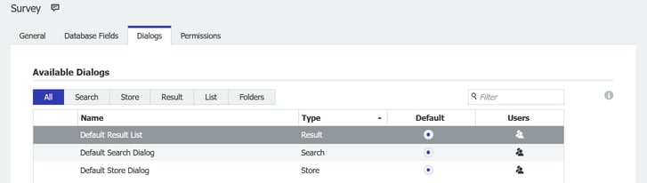 Online surveys using DocuWare forms: Options for analyzing responses