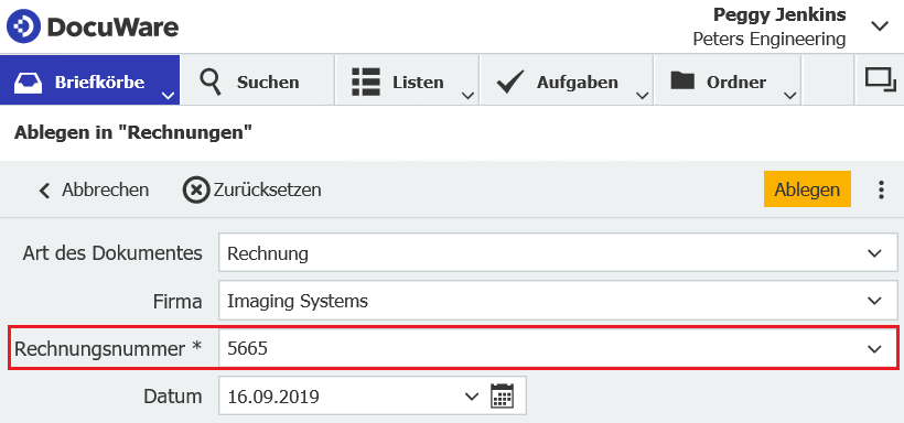 Pflichtfelder variabel einsetzen