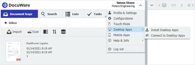 Desktop Apps – installation is this easy