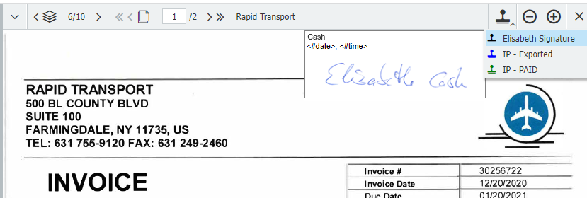 Stamps - the universal tool in DocuWare